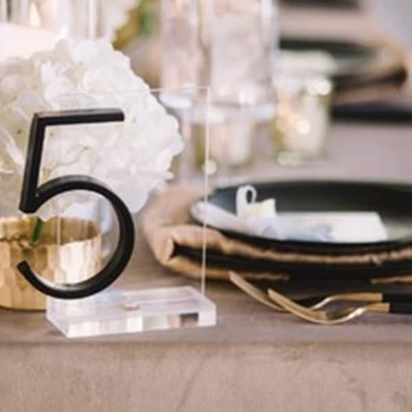 Tall Acrylic Table Numbers - Etsy
