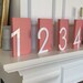 Colorful Wooden Acrylic Table Numbers Multi Color Acrylic - Etsy