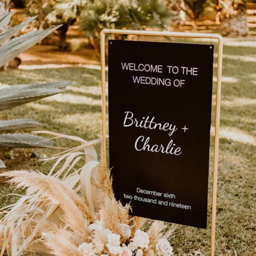 Black Acrylic Welcome Sign Black Welcome Sheet Hanging Welcome Acrylic ...