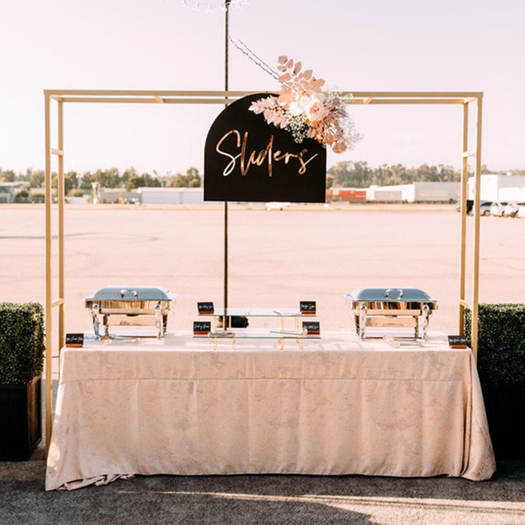 Customized Acrylic Dinner Sign, 3d Acrylic Sign, Black Acrylic Mirror ...