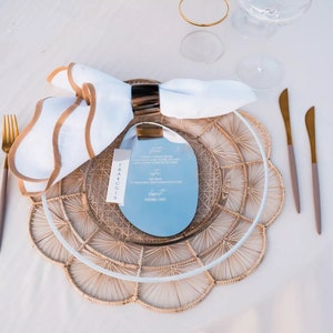 Mirror Menu Card, Acrylic Wedding Dinner Lunch Menu Sign, Personalized ...