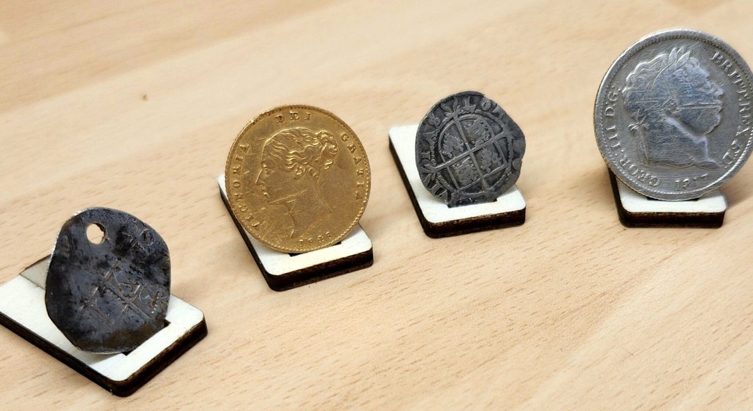 Coin Display Stand for Metal Detecting or Coin Collecting Pack of 10 - Etsy