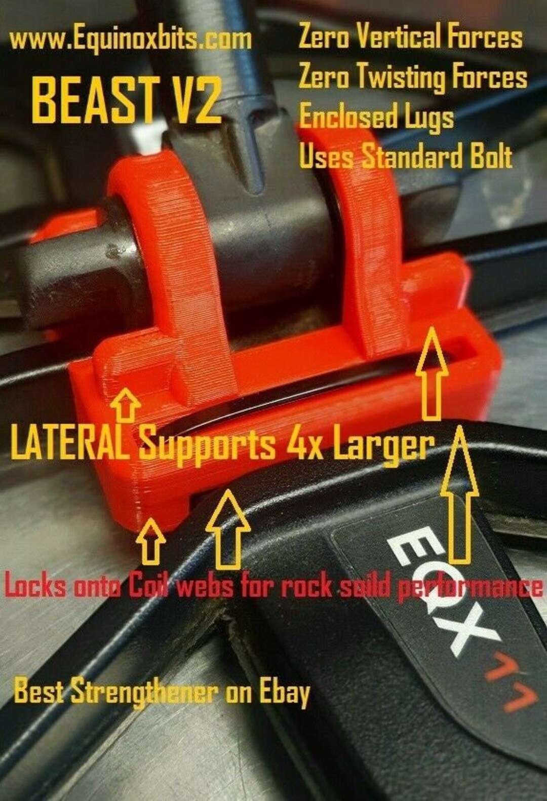 Minelab Equinox 600&800 "beast V3" 11'' or 15" Strengthener and Repair ...