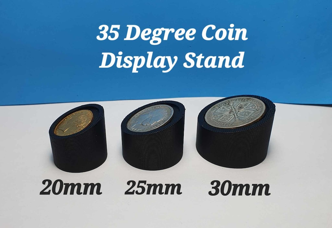 Coin Display Stands 35 Degree - Etsy
