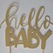 Hello Baby, Welcome Baby, Shower, Cake Topper - Etsy