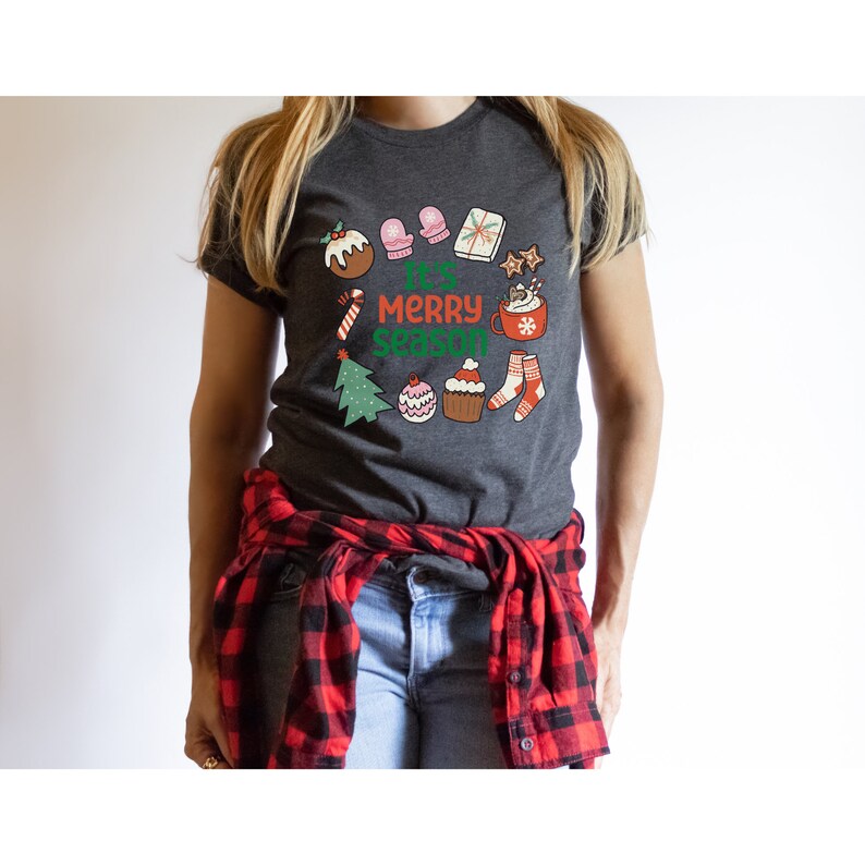 Its Merry Season Shirt, Tis the Season Crewneck, Cute Chirstmas ...