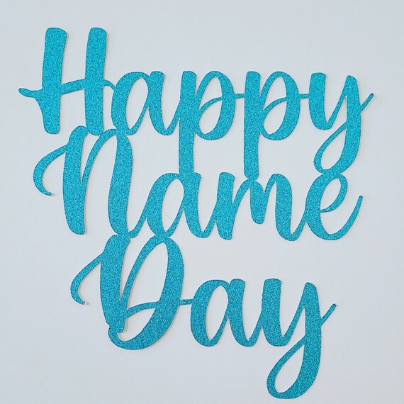 Happy Name Day Greek Cake Topper Etsy Happy Name Day Greek Cake Topper Etsy