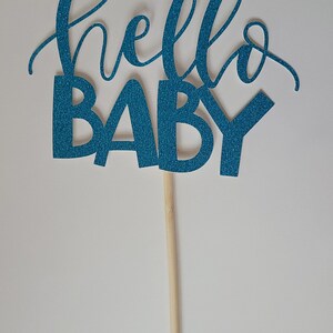Hello Baby, Welcome Baby, Shower, Cake Topper - Etsy