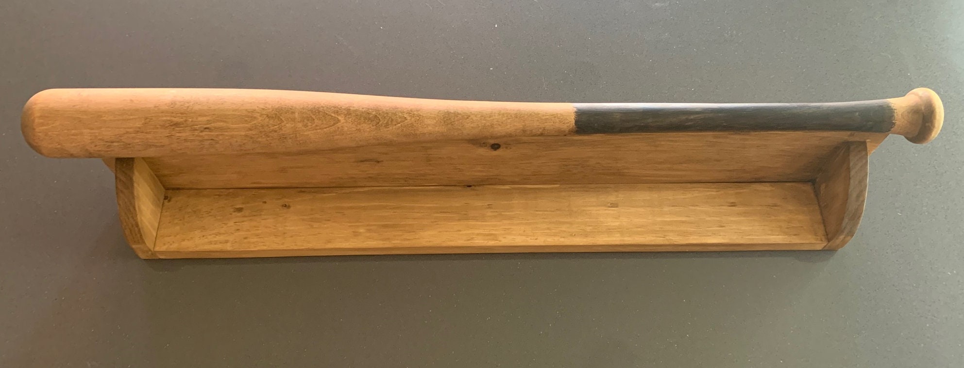 A Must-have for Sports Fans This Baseball Bat Shelf Provides - Etsy