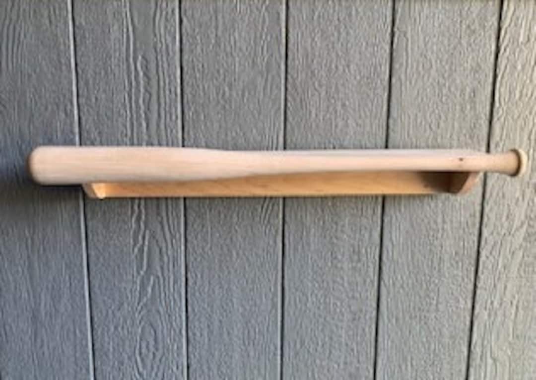 A Must-have for Sports Fans, This Baseball Bat Shelf Provides Safe ...