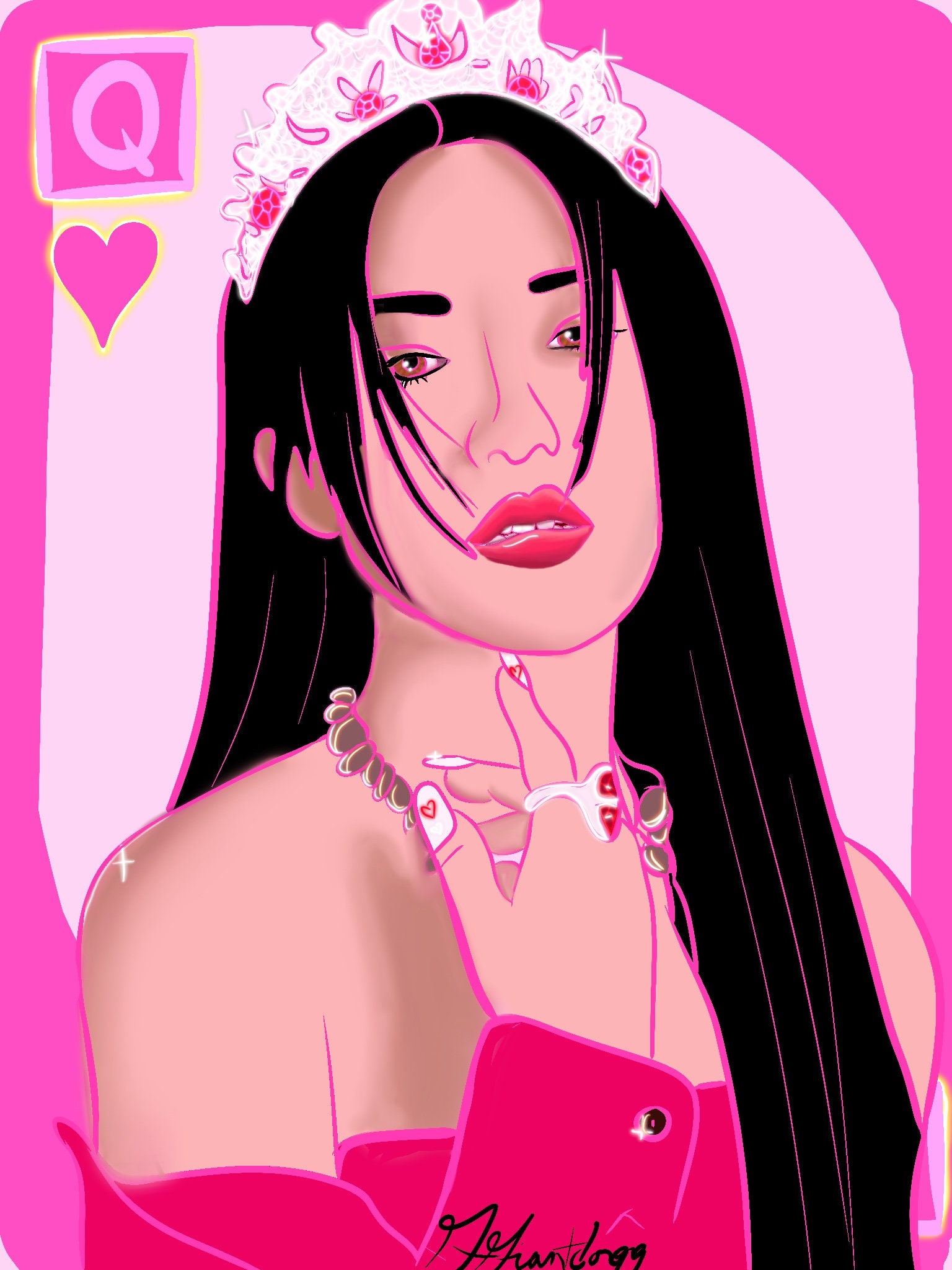 Queen Card (g)i-dle Digital Art Prints - Etsy