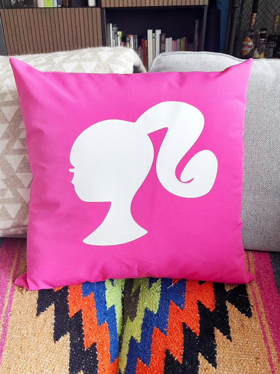 Fuschia Pink Barbie Indoor Outdoor Cushion Pillow Cover Throw - Etsy