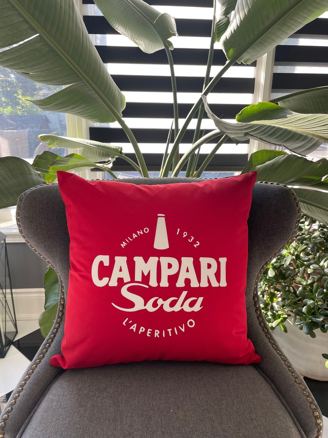 Campari Soda L'aperitivo Milano Indoor Outdoor Cushion Pillow Case ...