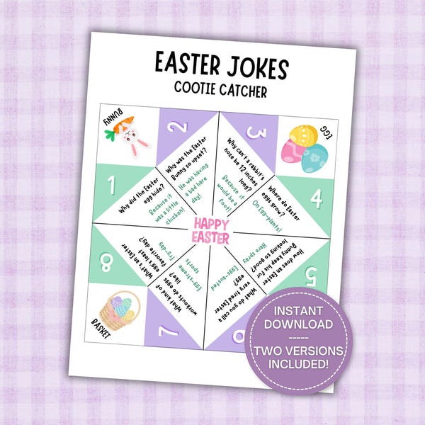 Printable Chatterbox - Etsy Australia
