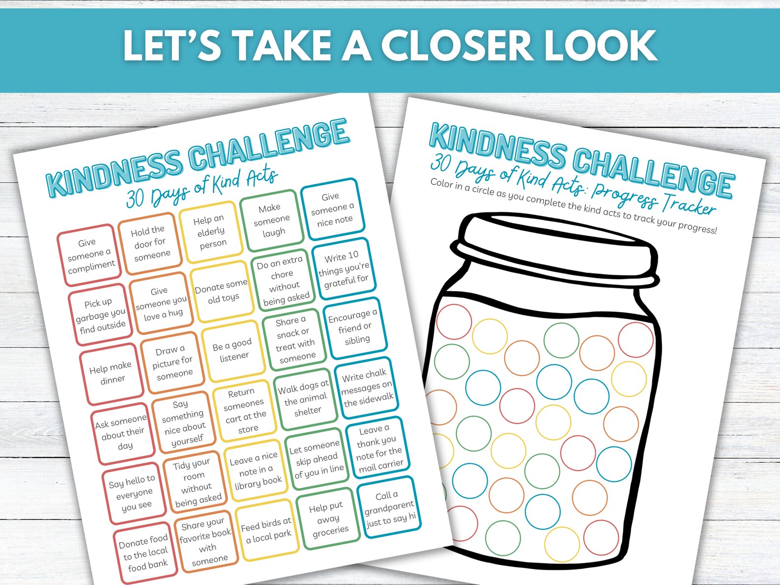 Acts of Kindness Calendar, Kindness Calendar Printable, Kindness ...