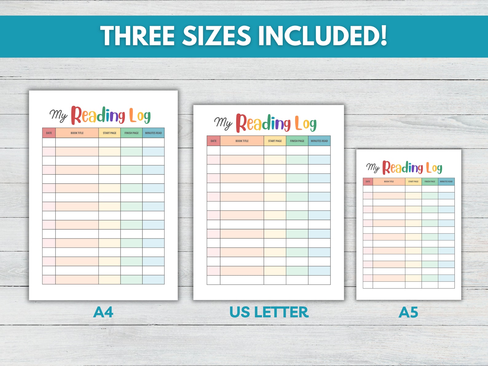 Kids Reading Journal Printable, Kids Reading Log, Reading Tracker ...