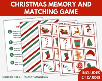 Winter Memory & Matching Game, Preschool Activities, Winter Memory Game ...