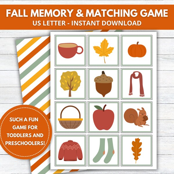 Matching Game - Etsy