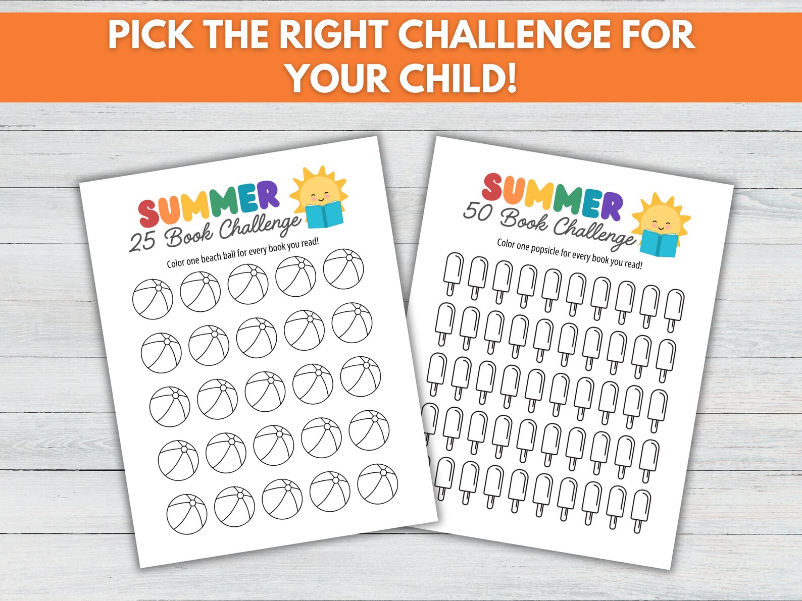 Kids Summer Reading Log, Summer Book Log, Summer Reading Chart, Kids ...