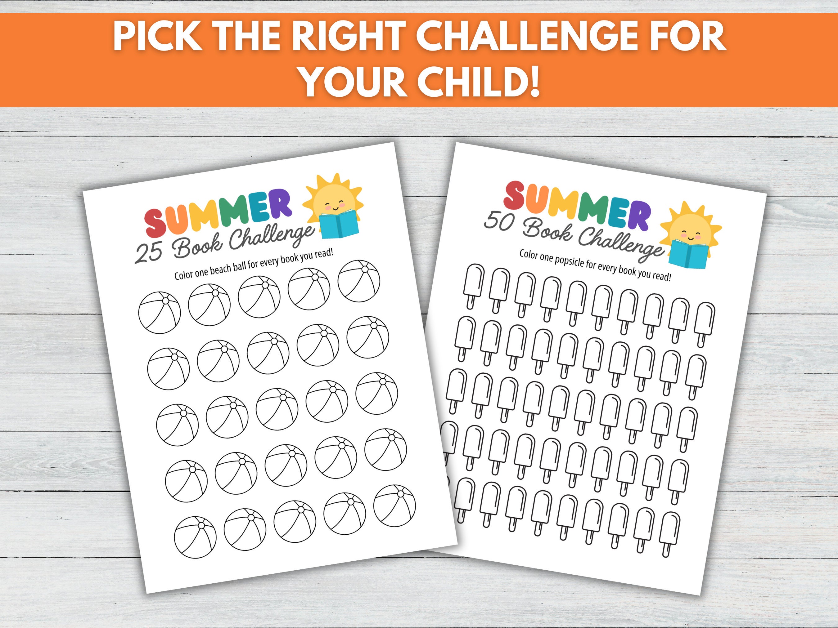 Kids Summer Reading Log, Summer Book Log, Summer Reading Chart, Kids ...