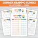 Kids Summer Reading Log, Summer Book Log, Summer Reading Chart, Kids ...