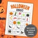 Halloween Bingo, 35 Halloween Bingo Cards, Printable Halloween party ...
