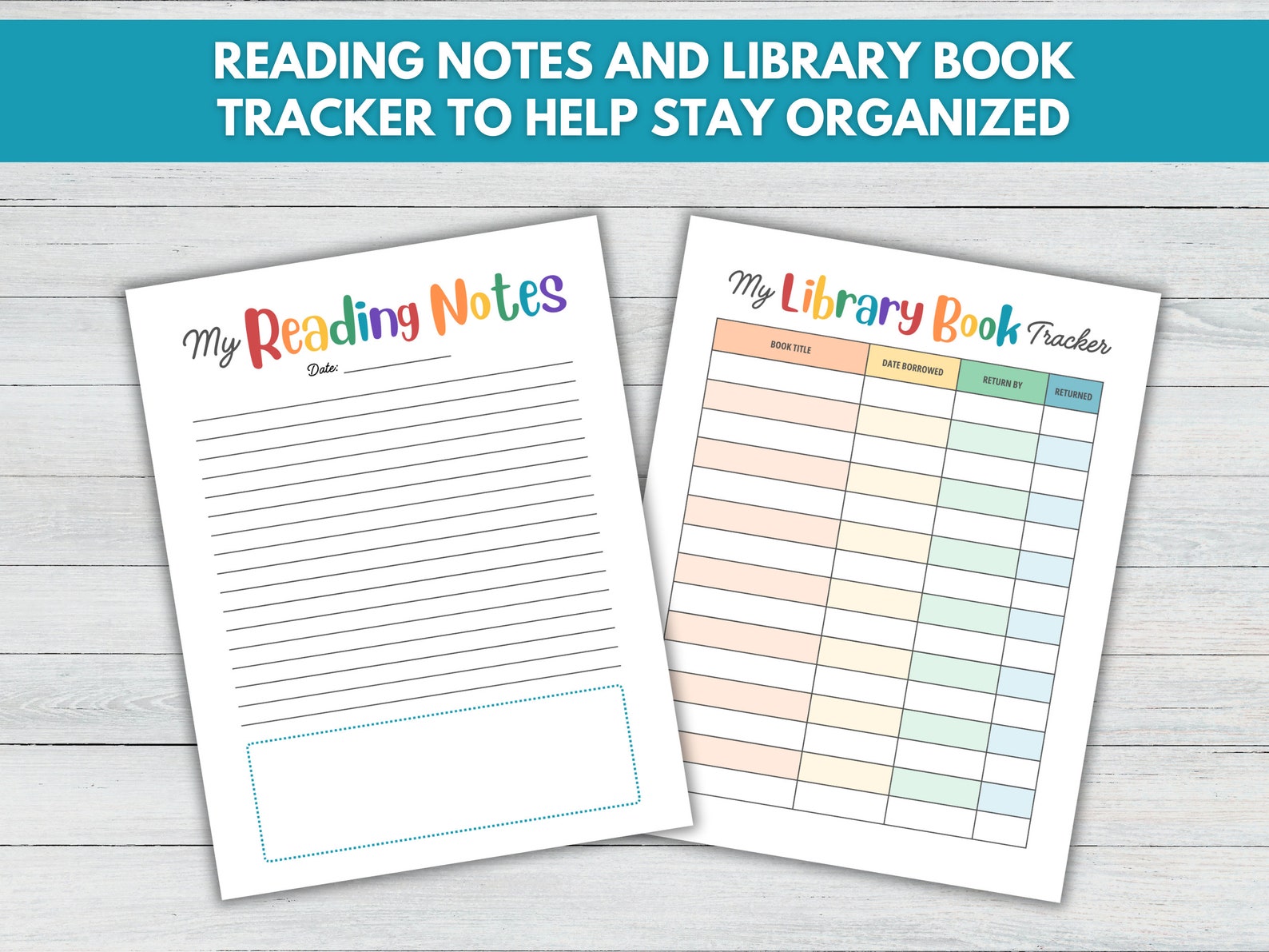 Kids Reading Journal Printable, Kids Reading Log, Reading Tracker ...