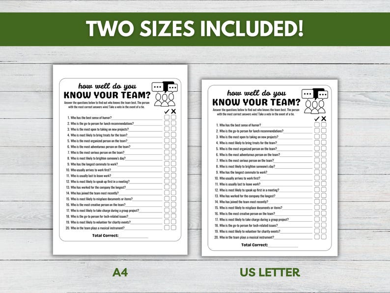 Team Building Games, How Well Do You Know Your Team, Workplace Games ...