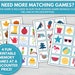 Summer Memory Game Printable, Matching Game, Beach Flash Cards, Summer ...