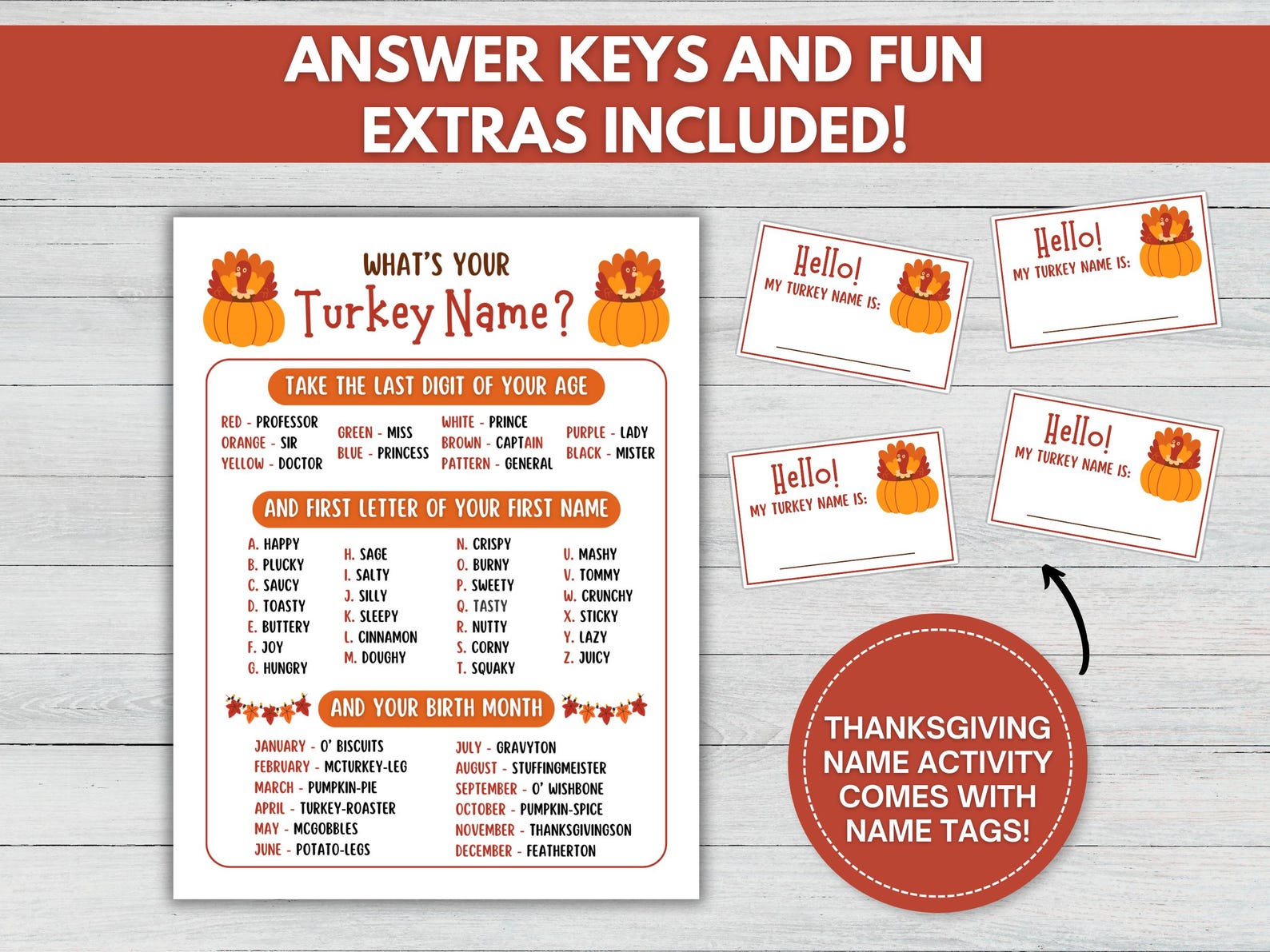 14 Thanksgiving Games Bundle, Printable Thanksgiving Party Games ...