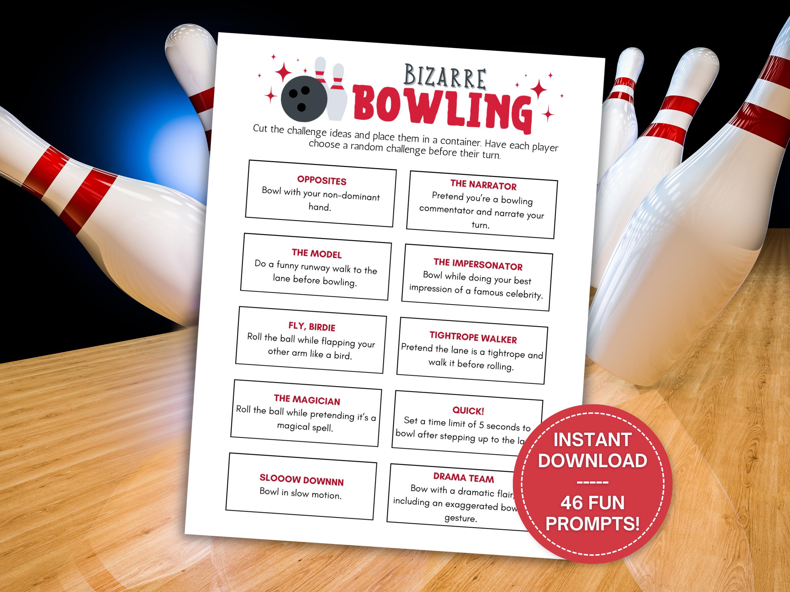 Bowling Challenge Game, Bizarre Bowling, 46 Funny Ways to Bowl, Bowling ...