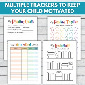 Kids Reading Journal Printable, Kids Reading Log, Reading Tracker ...