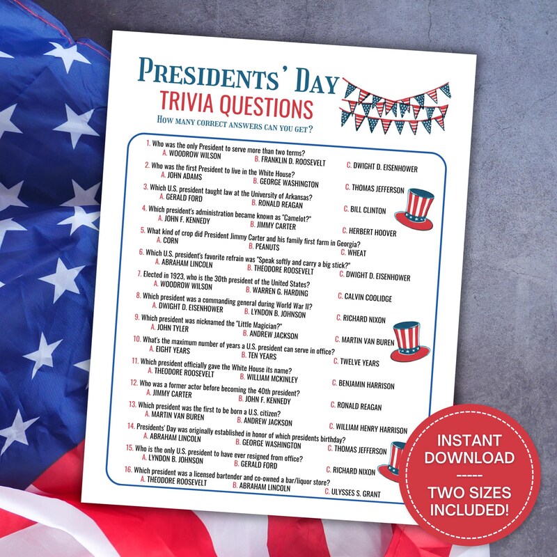 Presidents Day - Etsy