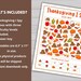 Thanksgiving I Spy Game for Kids, I Spy Printable, Seek and Find, Look ...