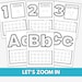 Dot Marker Letters & Numbers Printable, Dab Marker ABC and 123 Activity ...