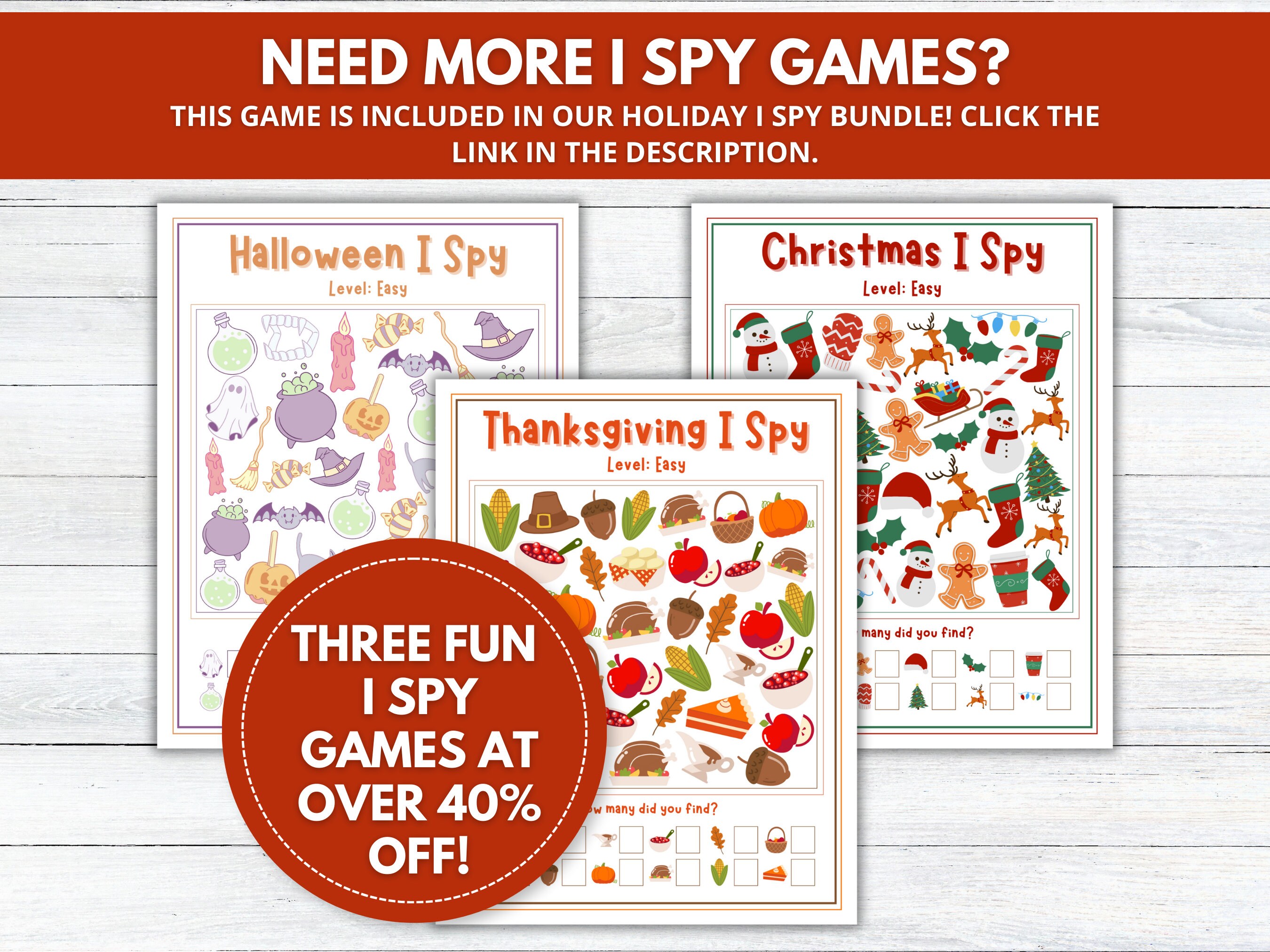 Thanksgiving I Spy, Thanksgiving Game Printable, Look and Find, Party ...