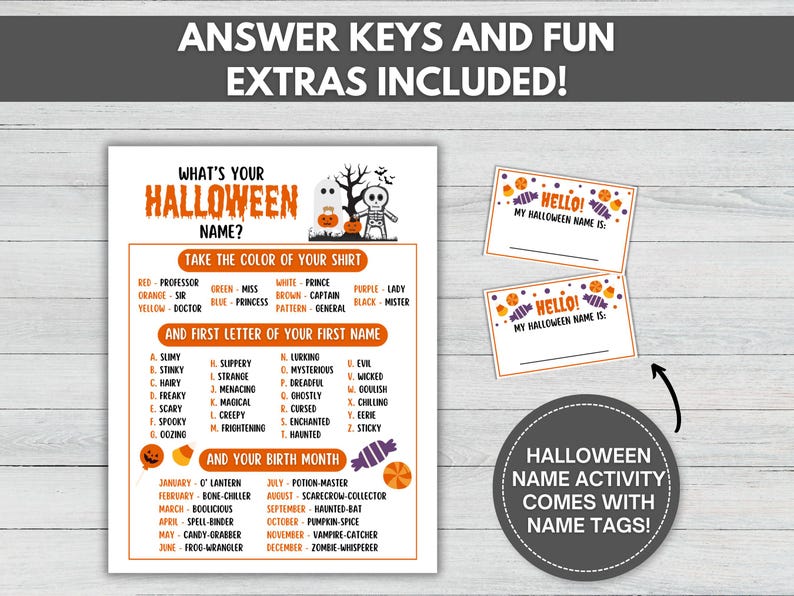 14 Halloween Games Bundle, Printable Halloween Party Games, Halloween ...
