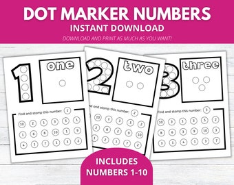 Earth Day Dot Marker Printable/ Do a Dot Printable/ Earth Day - Etsy