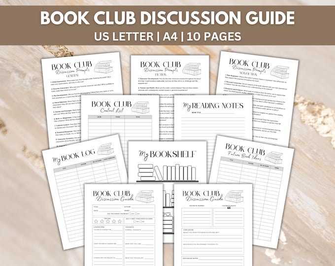 Book Club Journal Bundle - Etsy Canada