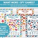 Spring I Spy Worksheets, Spring Printable Activity, Easter Activity ...