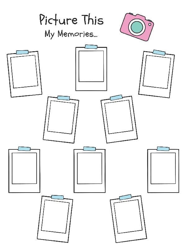 My Memories Photo Theme Printable - Etsy
