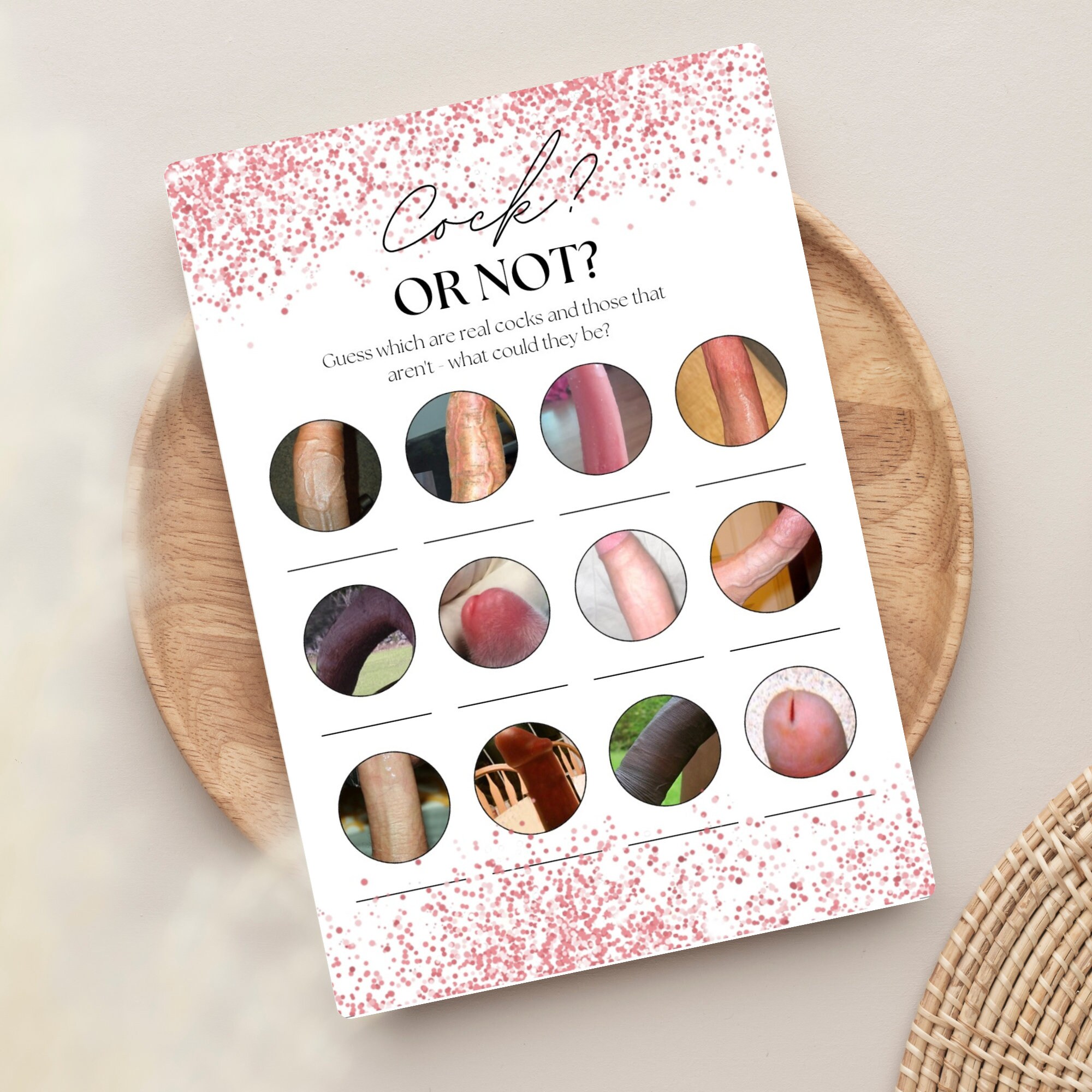 Rose Gold Rude Hen Party Games Bundle Instant Printable Download Cheeky ...