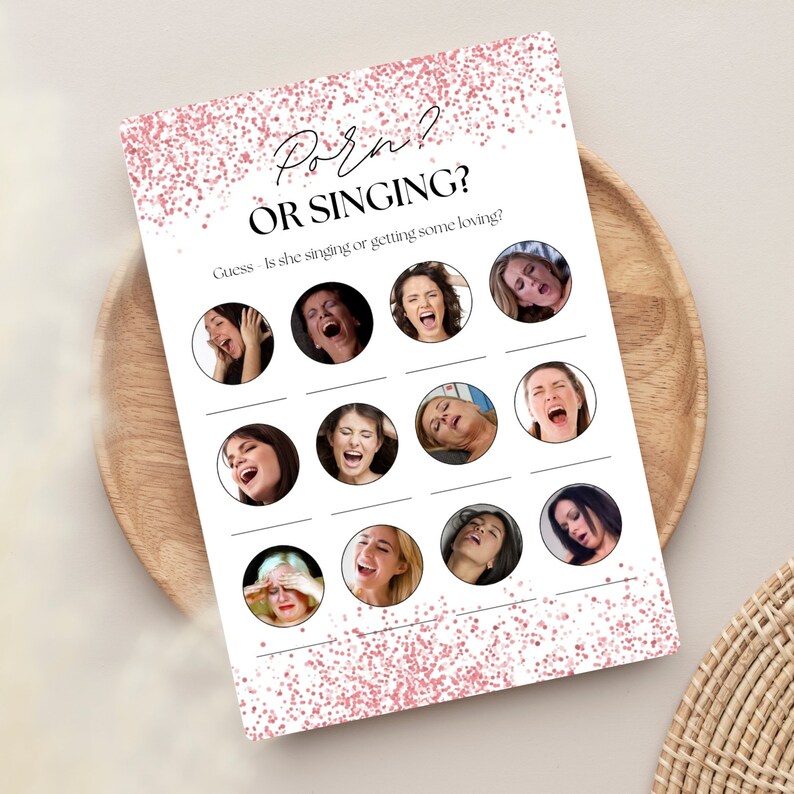 Rose Gold Rude Hen Party Games Bundle Instant Printable Download Cheeky ...