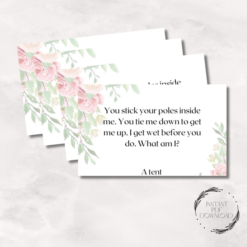 Rude Riddles Hen Party Game | Bachelorette Funny Rude Games | Drinking ...