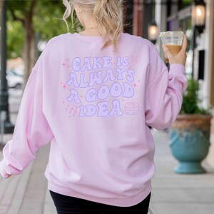 Custom Bakery Sweatshirt: Cake Decorator Shirt, Home Baker Long Sleeve ...