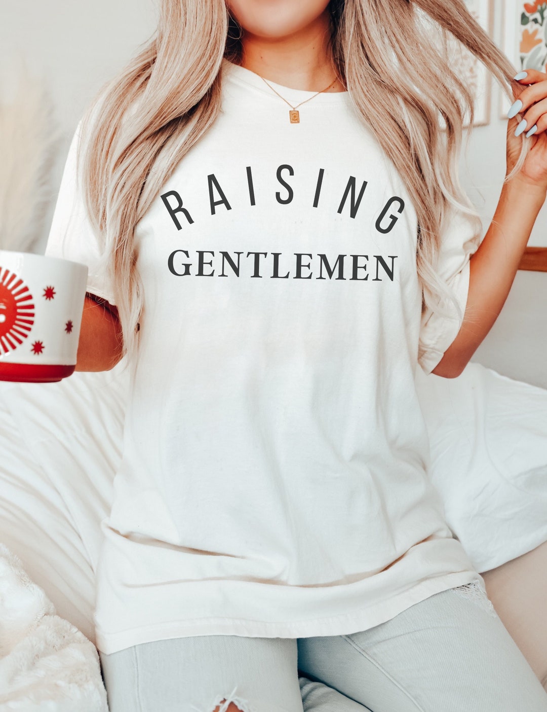 Raising Gentlemen Comfort Colors, Boy Mama Shirt, New Mom Gift, Boy Mom ...