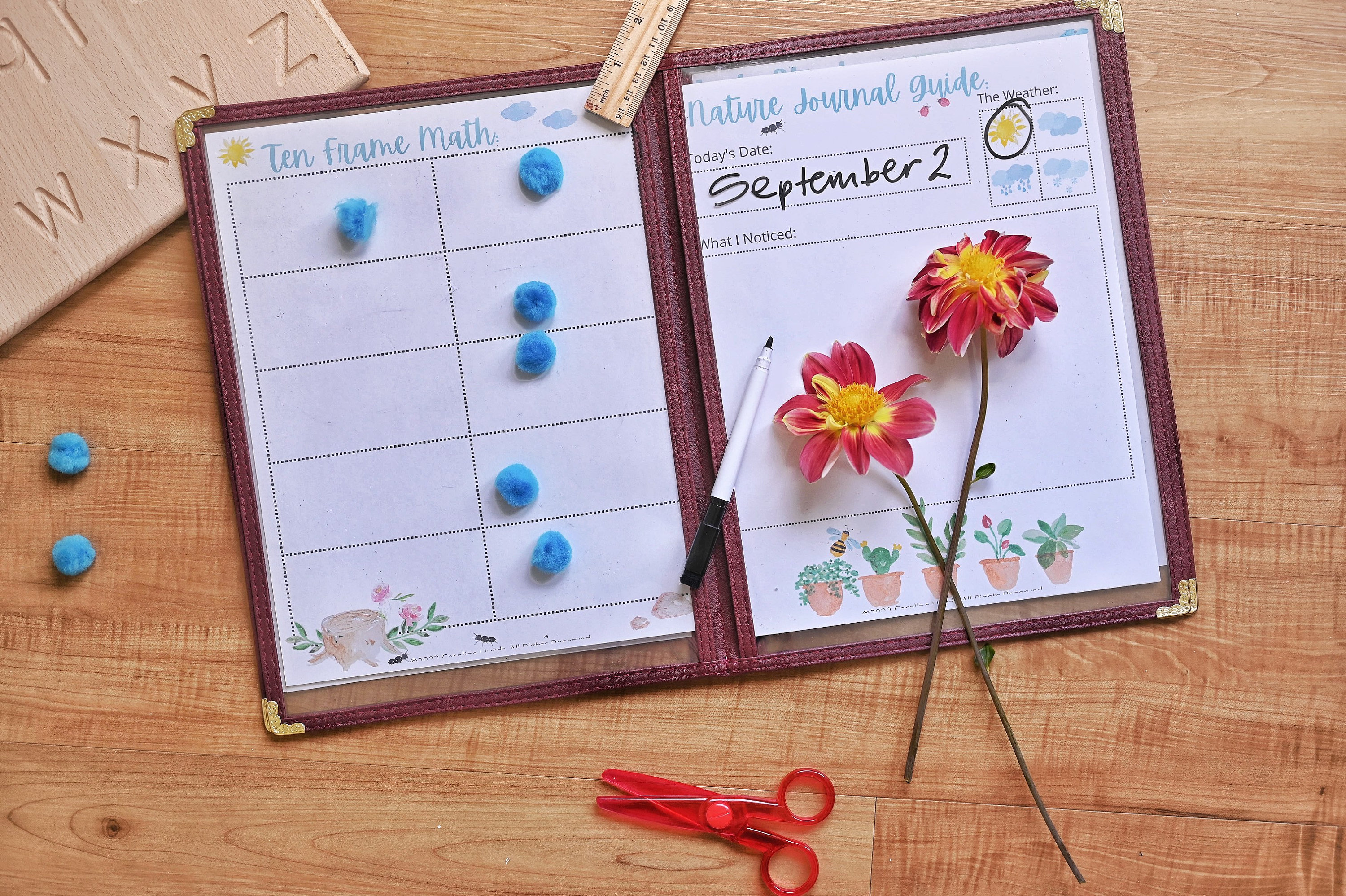 Morning Menu Canva Template —traceable Calendar — Morning Basket Bundle ...