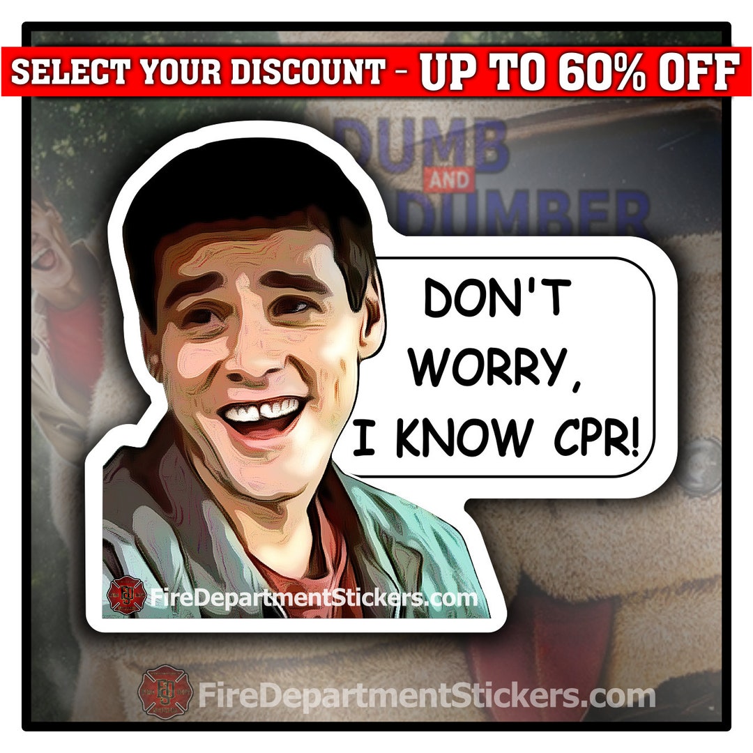 I Know CPR Sticker Firefighter Sticker EMS Fire Department Stickers - Etsy