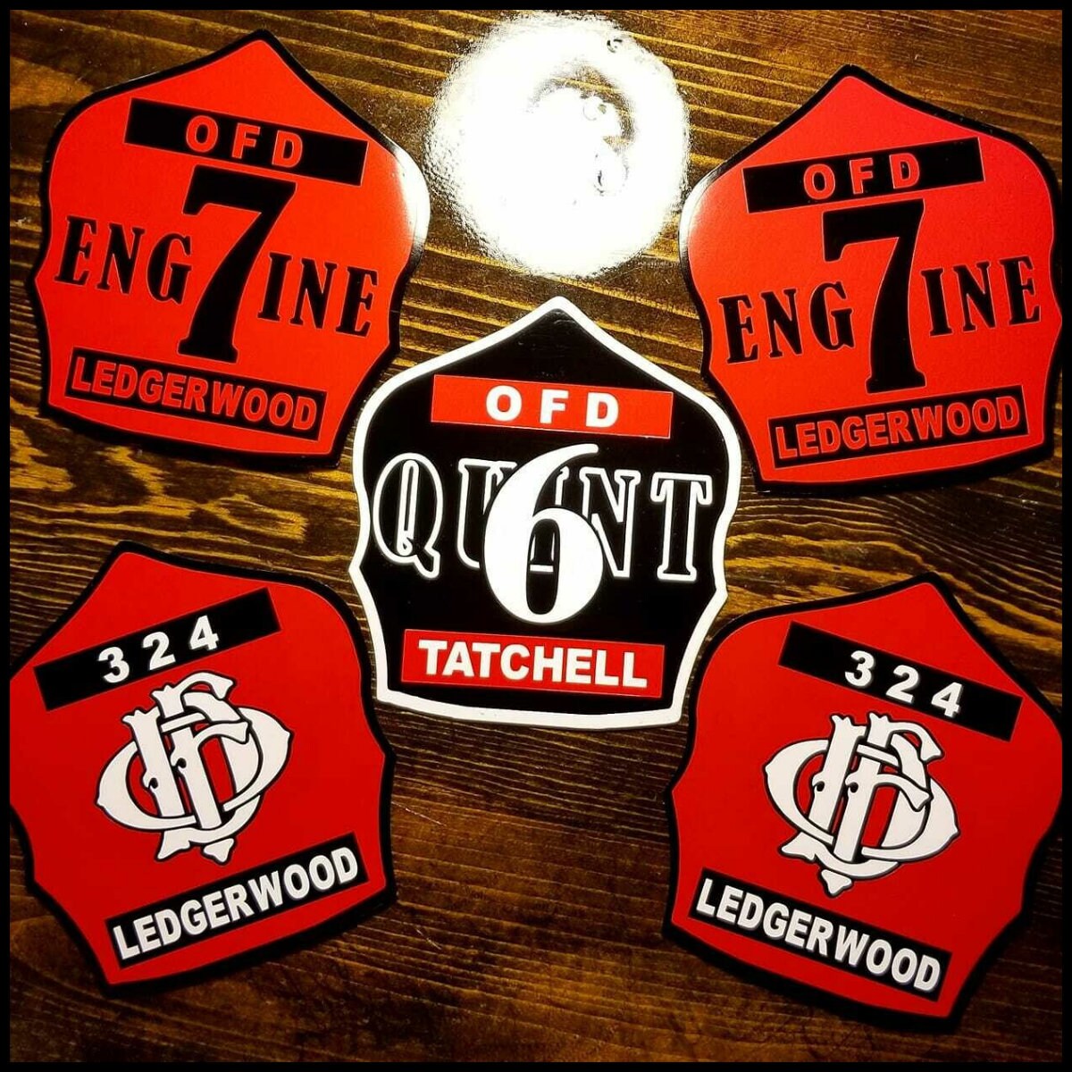 Custom Decal or Locker Magnet Fire Helmet Shield - Etsy