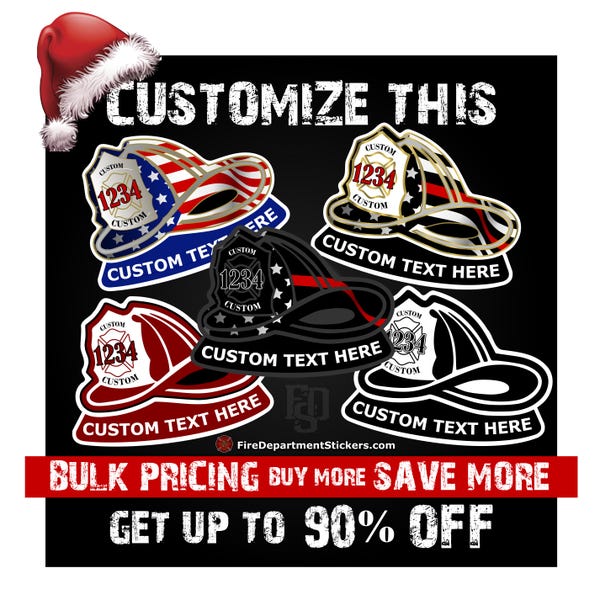 Custom Fireman Decal - Etsy